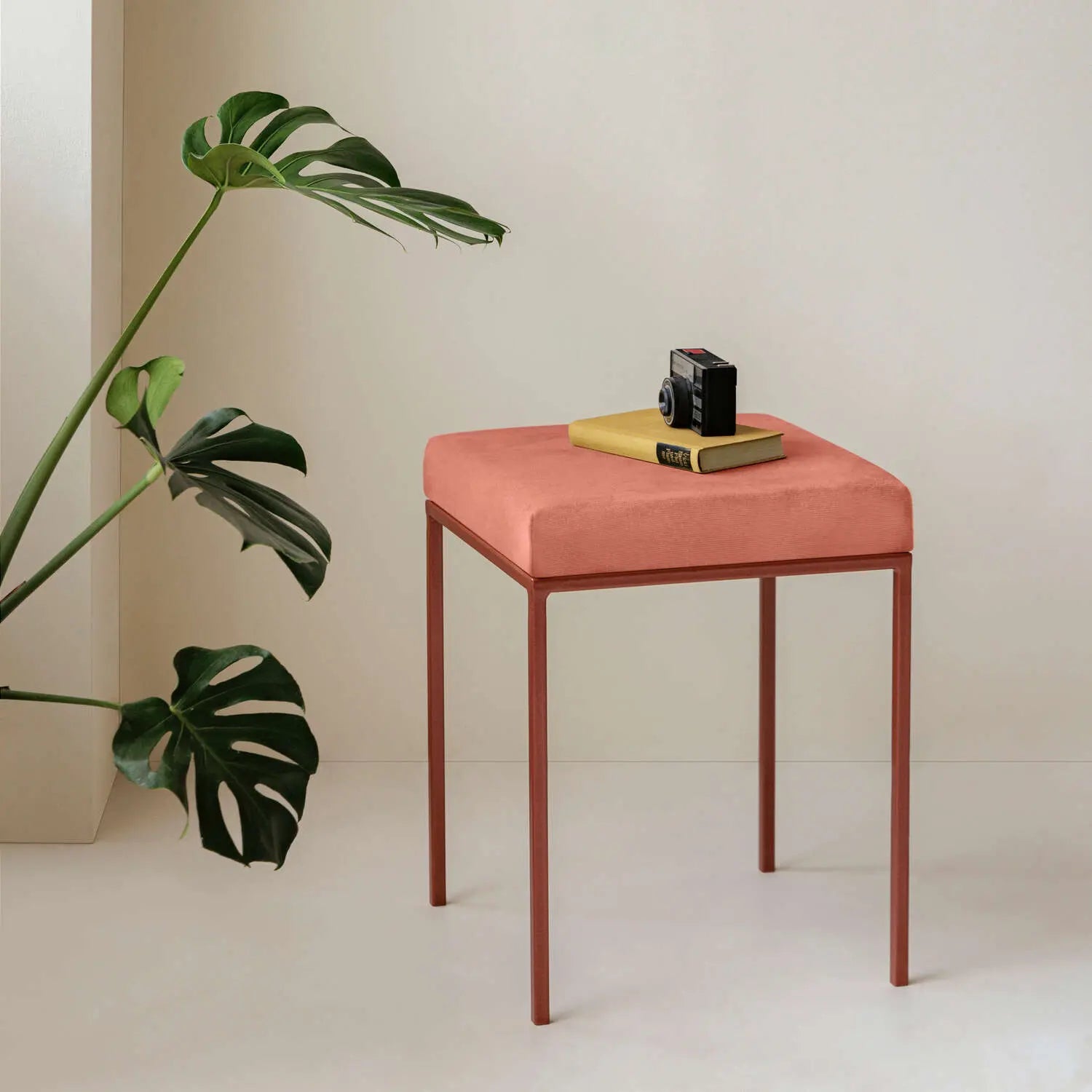 Cube Stool - Velvet Line - Sternzeit Design